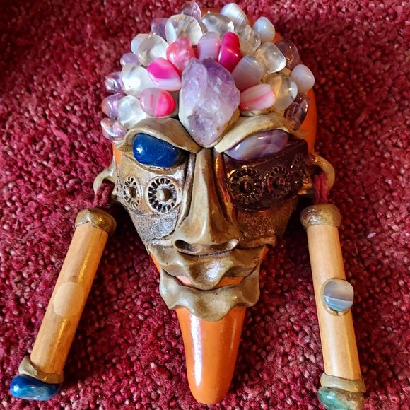 Art | Vintage Handmade Mystical Troll Mask Love This Piece | Poshmark